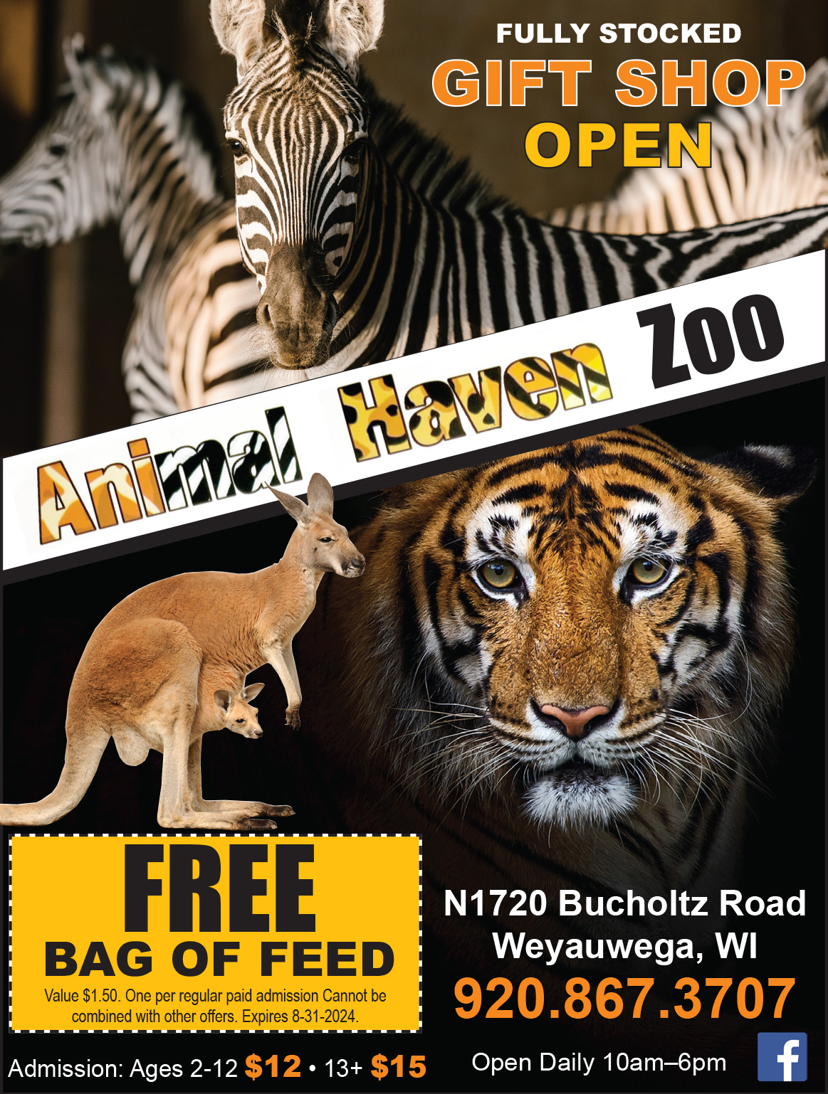 Animal Haven Zoo - Coupons from Money Saver