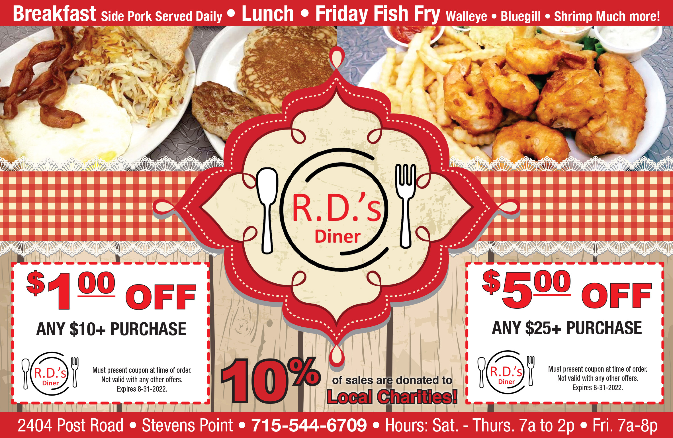 R.D.'s Diner - Money Saver