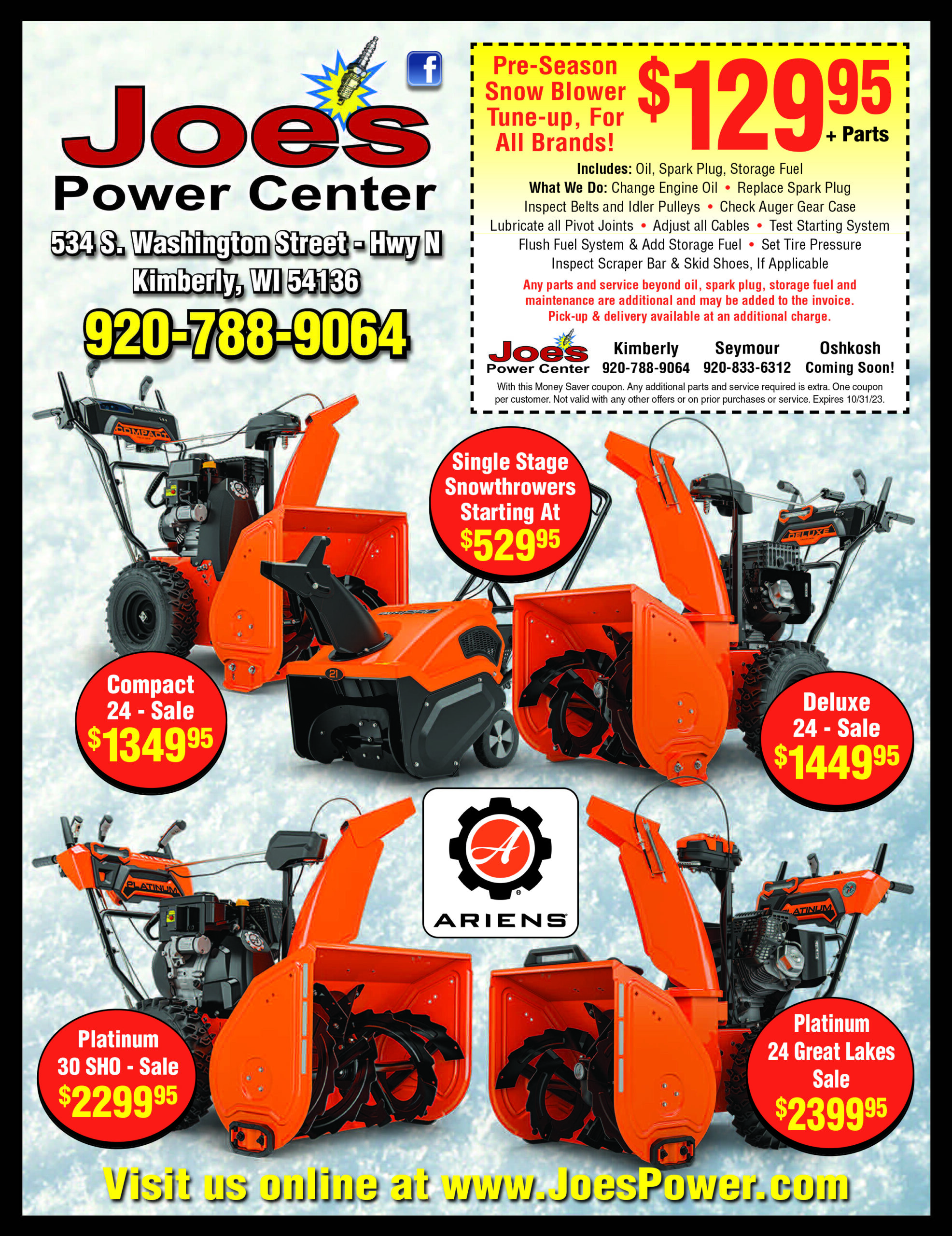 Joe's Power Center - Money Saver