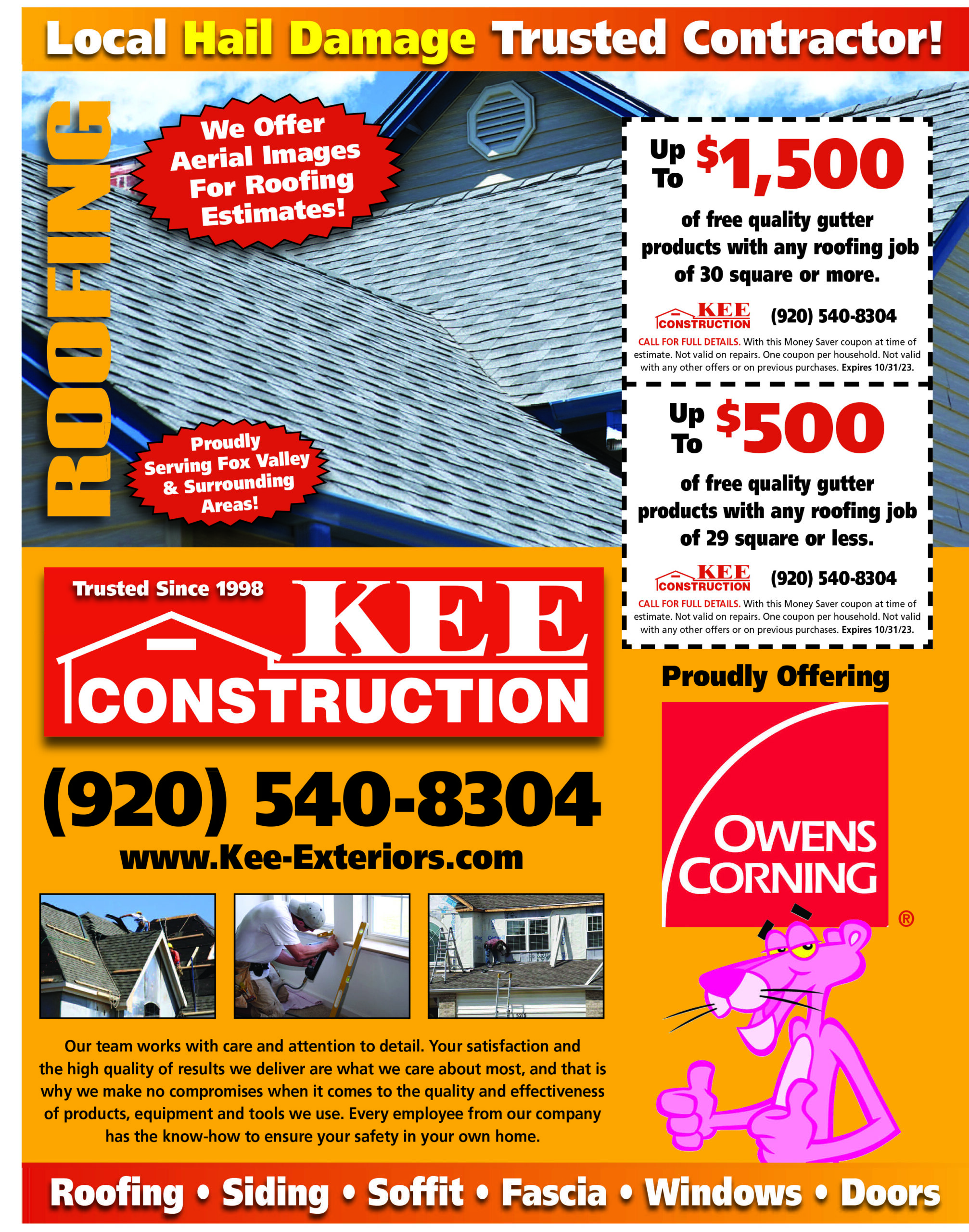 Kee construction - Oshkosh - Money Saver