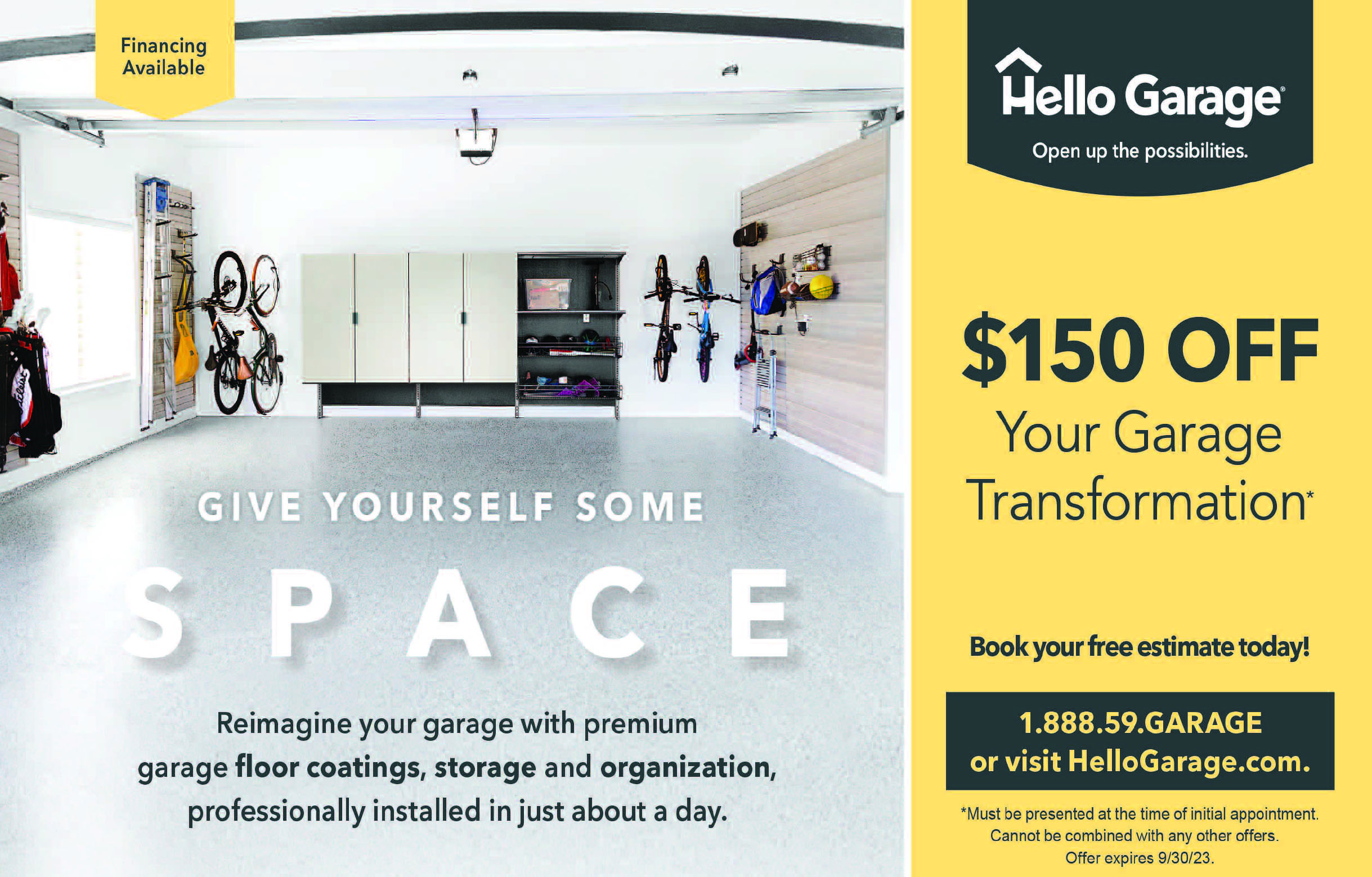 Hello Garage - Money Saver