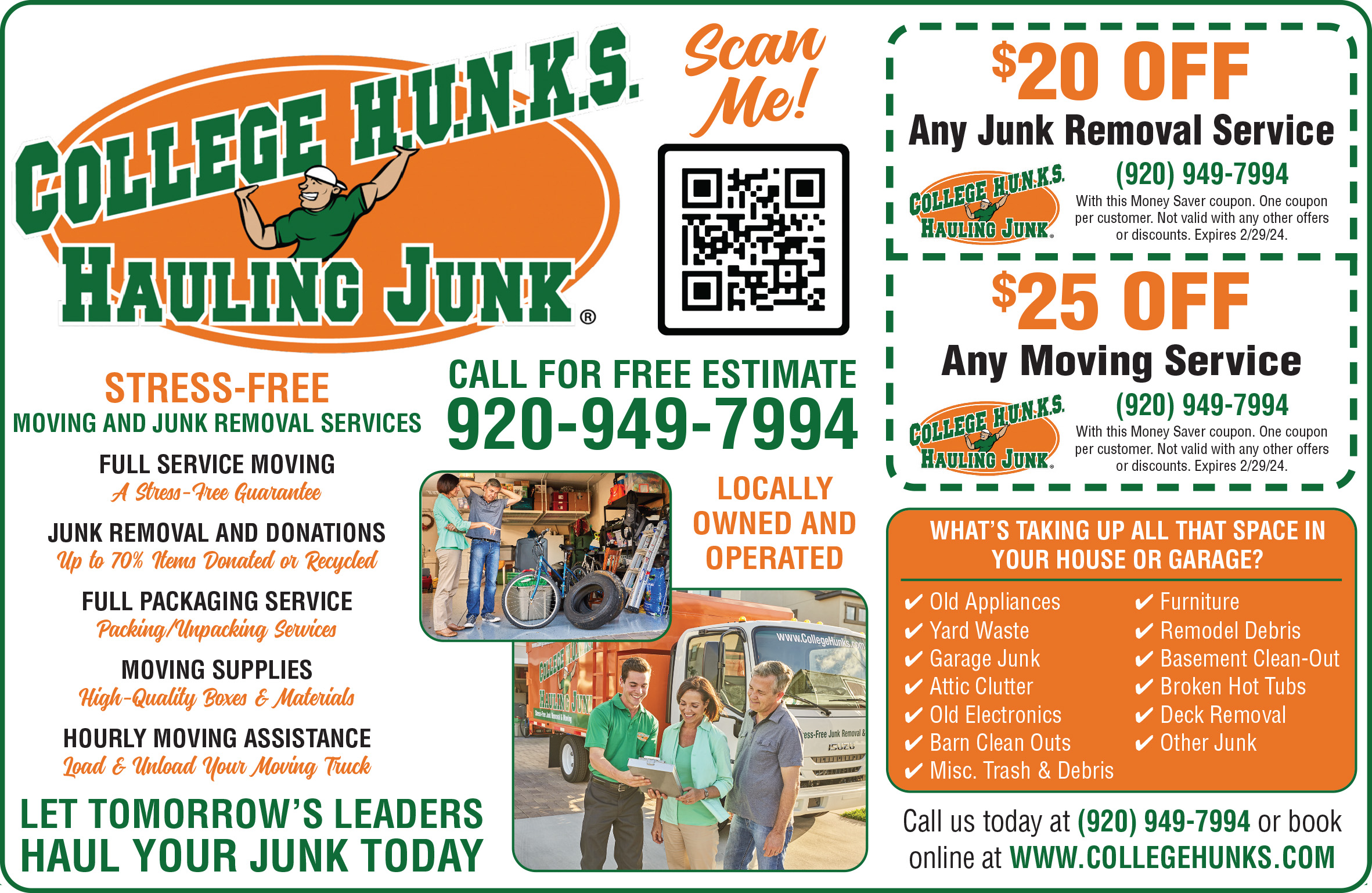 College Hunks Hauling Junk - Money Saver