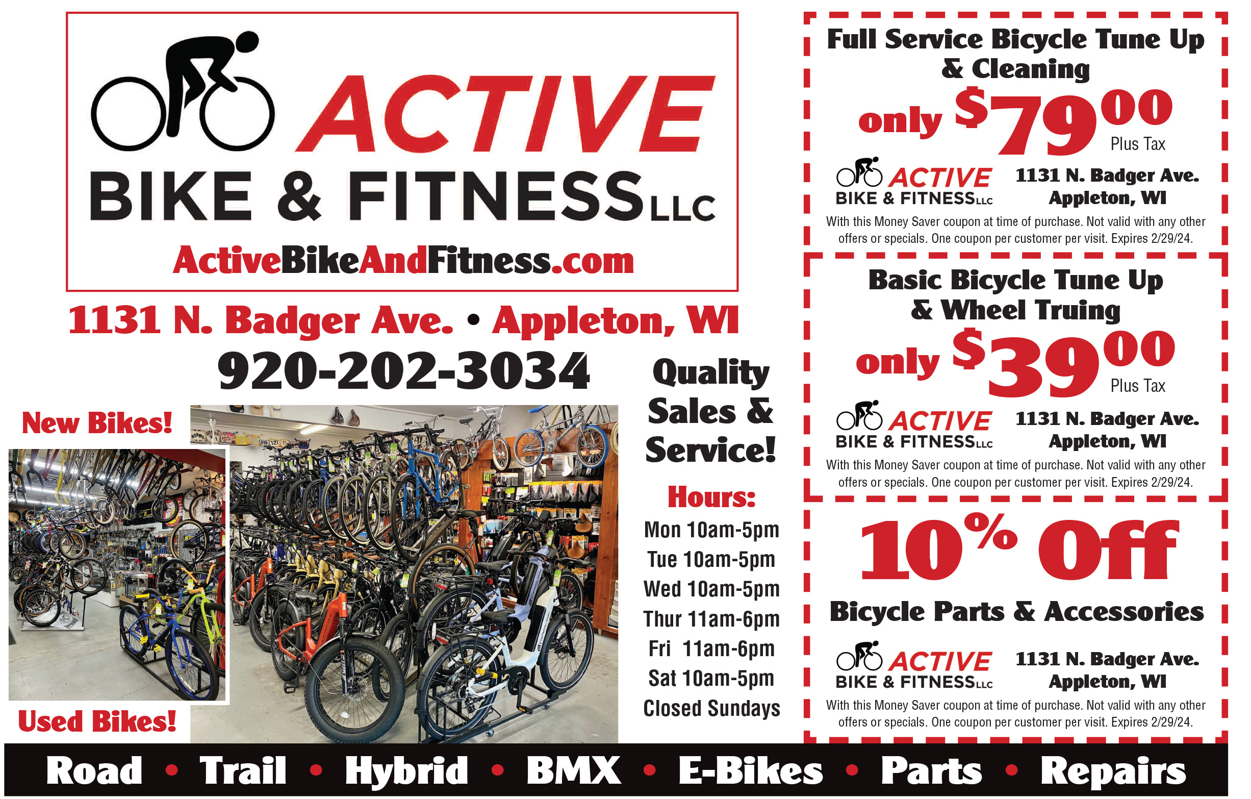 Active Bike & Fitness - Money Saver