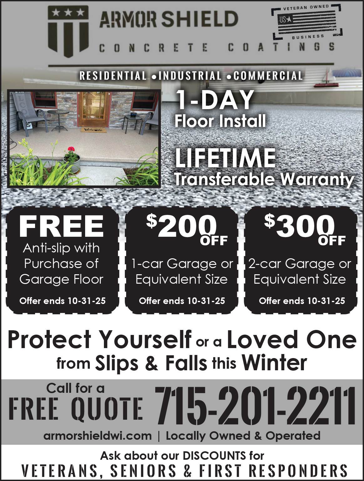 Armor Shield Concrete Coatings - Coupons from Money Saver